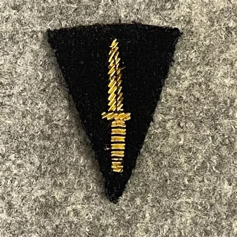 BRITISH ARMY SURPLUS Issue Bullion Wire Commando Dagger Sleeve Patch Badge PicClick UK