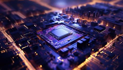 Premium AI Image Central Computer Processor CPU Concept Semiconductor Advanced Circuit Board