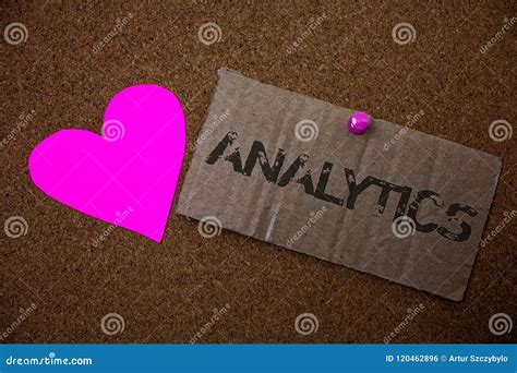 Text Sign Showing Analytics Conceptual Photo Data Analysis Financial Information Statistics
