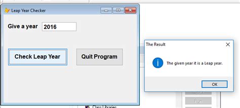 free programming source codes and computer programming tutorials leap year checker in visual foxpro