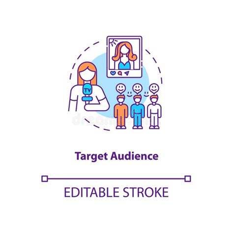Target Audience Segmentation Concept Icon Stock Vector Illustration Of Group Conceptual