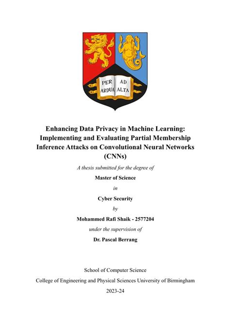 Mohammed Rafi Shaik On Linkedin Machinelearning Cybersecurity