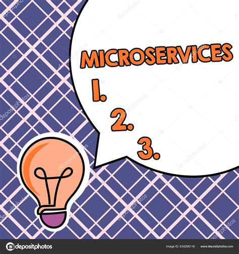 Sign Displaying Microservices Word Software Development Technique