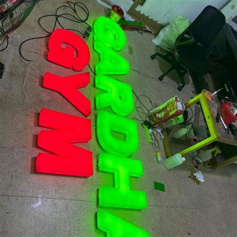 Jual Huruf Timbul 3d Akrilik Led Full Akrilik Ukuran Cutom Led Letter Sight Indor Dan Outdor