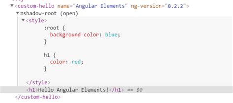 Root Css Pseudo Class Ignored In Angular Elements · Issue 32177 · Angularangular · Github