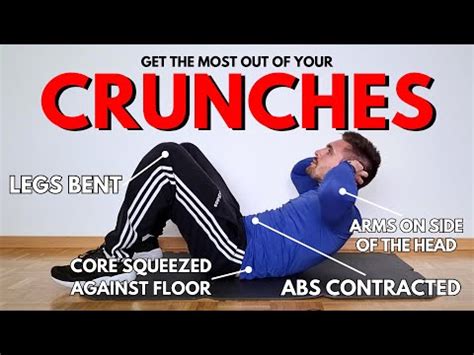 3 Types Of Crunches And How To Do Them Correctly Ab Exercises For