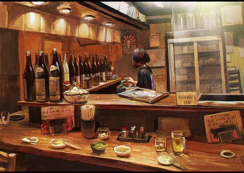 Artstation Japanese Ordinary Tavern
