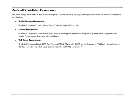 Step By Step Apex Installation On Tomcat Windows Server 2016 Pdf