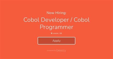 Cobol Developer Cobol Programmer At Amber Labs