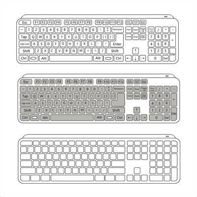 Keyboard Layout Vector Art Icons And Graphics For Free Download
