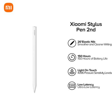 Xiaomi Stylus Pen Nd Generation Smart Pen For Pad Tablet Lazada Ph
