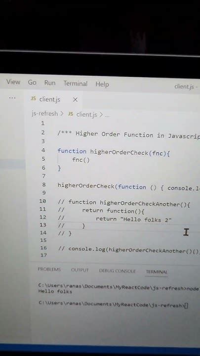Higher Order Function In Javascript With Example Youtube