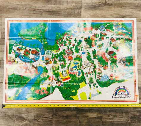 Six Flags Great Adventure Map