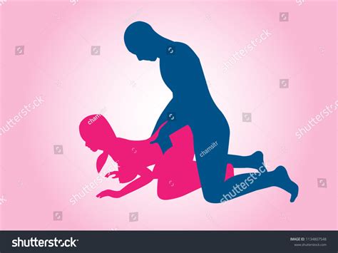 Silhouette Kamasutra Doggy Style Sex Position 库存矢量图免版税1134807548 Shutterstock