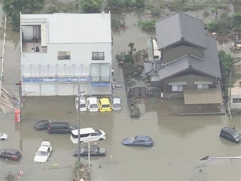車を置いて逃げた人「腰のあたりまで水が…」記録的大雨で東海3県では広範囲で冠水 車内にいた1人が死亡 東海テレビnews