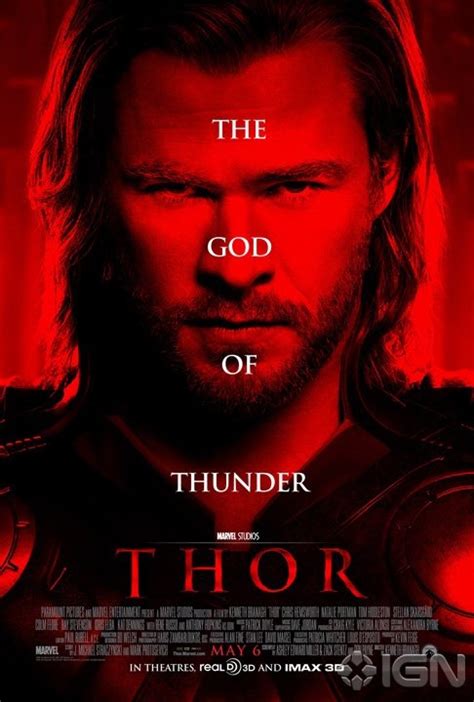 Thor Nouveau Poster Rouge Et Bannière Heimdall En Image Les