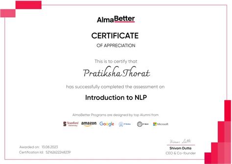 Pratiksha Thorat On Linkedin Nlp