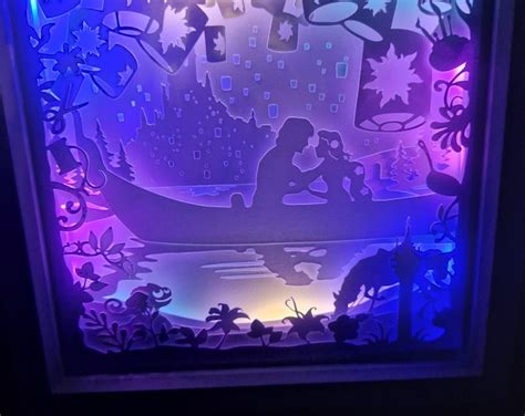 Tangled Rapunzel Shadow Box Etsy