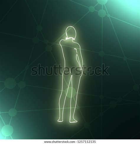 Beautiful Sexy Fitness Girl Pretty Naked Stock Illustration Shutterstock