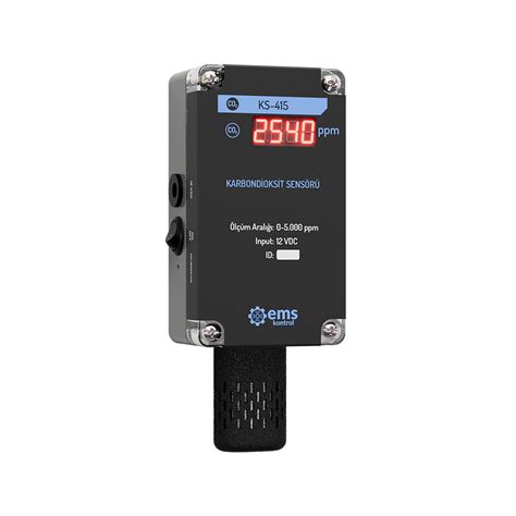 Ks 415 Portable Carbon Dioxide Sensor Ems Kontrol