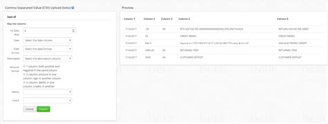 Comma Separated Value Csv Import Guide Cheqbook Support