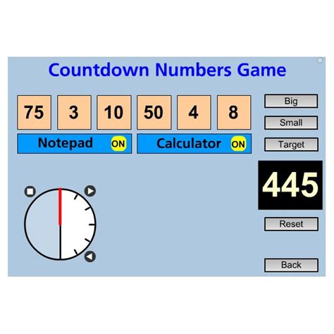 Maths Teaching Ideas Countdown