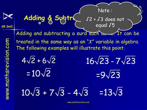 PPT Surds PowerPoint Presentation Free Download ID