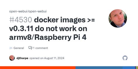Docker Images V Do Not Work On Armv Raspberry Pi Open Webui Open Webui