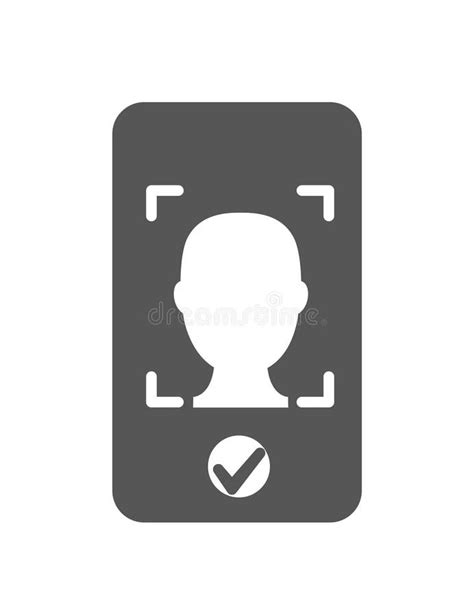 Face Authorization Line Icon Stock Vector Illustration Of Human