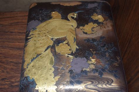 Japanese Peacock Maki E Letter Box Fubako W2 Books 3 Pcs