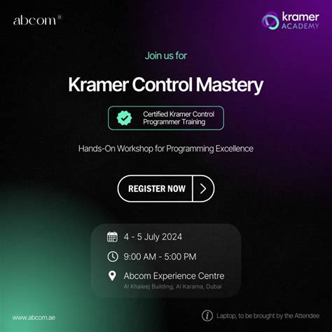 Kumaran Kannan Kk Cts® On Linkedin Kramer Programming In Person