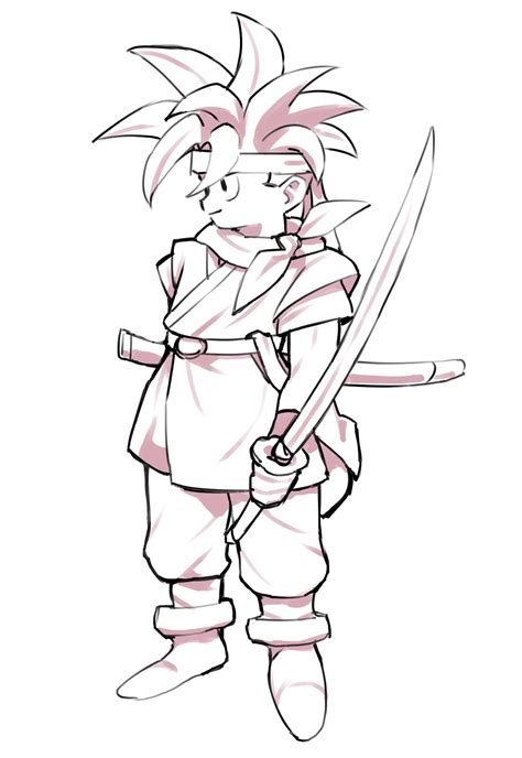 Crono Chrono Trigger Drawn By Gan2 Danbooru