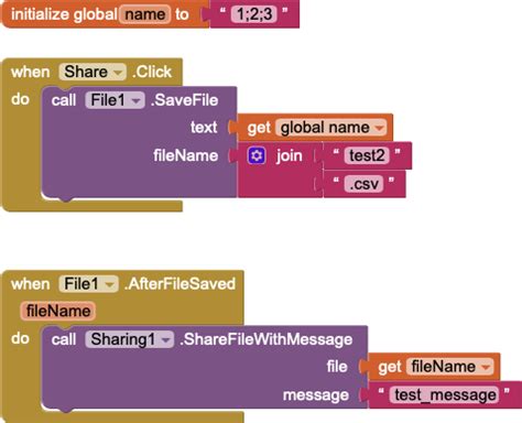 File Sharing Error MIT App Inventor Help MIT App Inventor Community