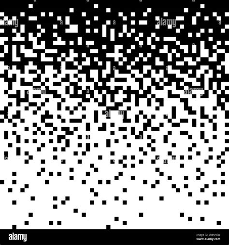 Pixelated Halftone Gradient Noise Fading Pixel Texture Dissolving Black And White Wallpaper