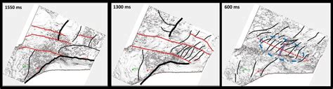 Time Slice Of Variance Seismic Attributes In 1550 Ms Basement 1300