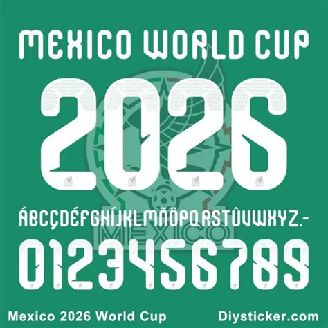 Mexico 2026 World Cup Font Ttf Otf Ai Cdr Pdf Download