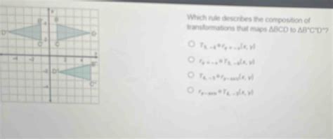 which rule describes the composition of transformations that maps abcd