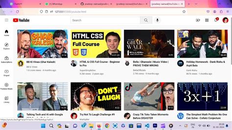 Pradeep Nainwal On Linkedin Webdevelopment Html Css Projectcompletion