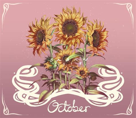 What Birth Month Flower Is Sunflower At Kathleen Lynch Blog