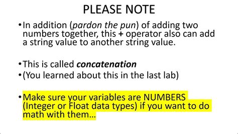 Python Lesson 3 Arithmetic Operators Youtube