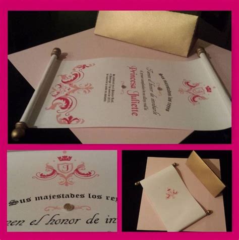 Princess Scroll Invitation