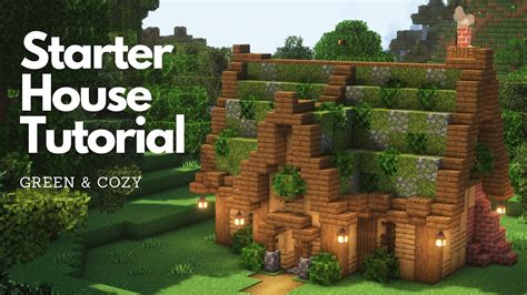 Cozy Survival Starter House Minecraft Tutorial Java And Bedrock [1 21 ] Youtube