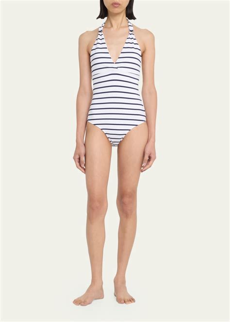 Melissa Odabash Rimini Halter Neck One Piece Swimsuit Bergdorf Goodman