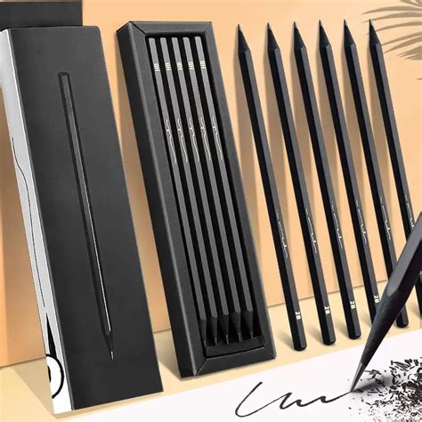 2b Hb 나무 연필 심플 블랙 스탠다드 연필 한국어 문구 쓰기 스케치 드로잉 도구 어린이 선물 사무용품 Yolodream