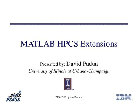Ppt Matlab Hpcs Extensions Powerpoint Presentation Free Download Id 3545051