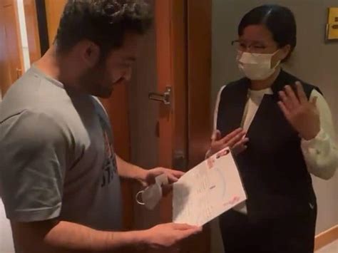 Ntr In Japan Hotel Staff Welcomes Him With A Sweet Gesture