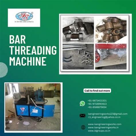 Rod Threading Machine Threading Capacity 100 Mm At ₹ 90000piece In