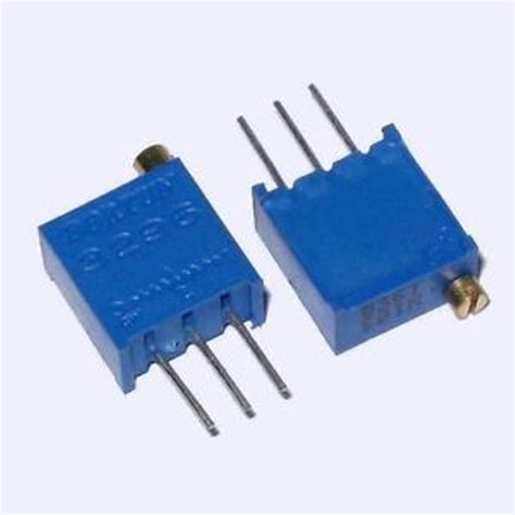 Jual Jual Vr Variable Resistor Trimpot Potensiometer Biru Ukuran 50k 100k Limited Shopee Indonesia