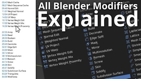 All Blender 2 8 Modifiers Explained Artofit