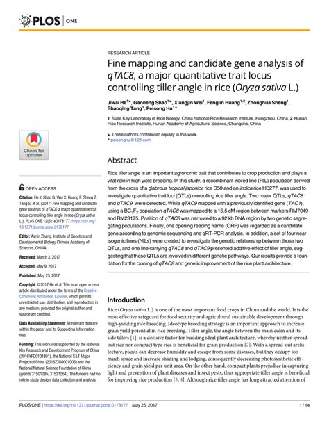 Pdf Fine Mapping And Candidate Gene Analysis Of Qtac8 A Major Quantitative Trait Locus